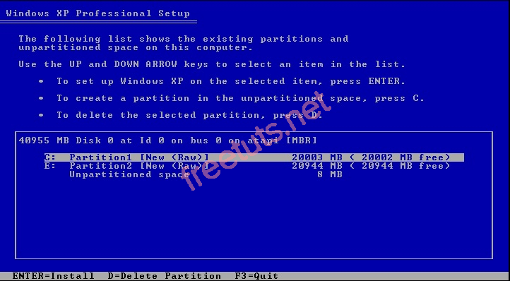 Hướng dẫn cài đặt Windows XP SP3 toàn tập